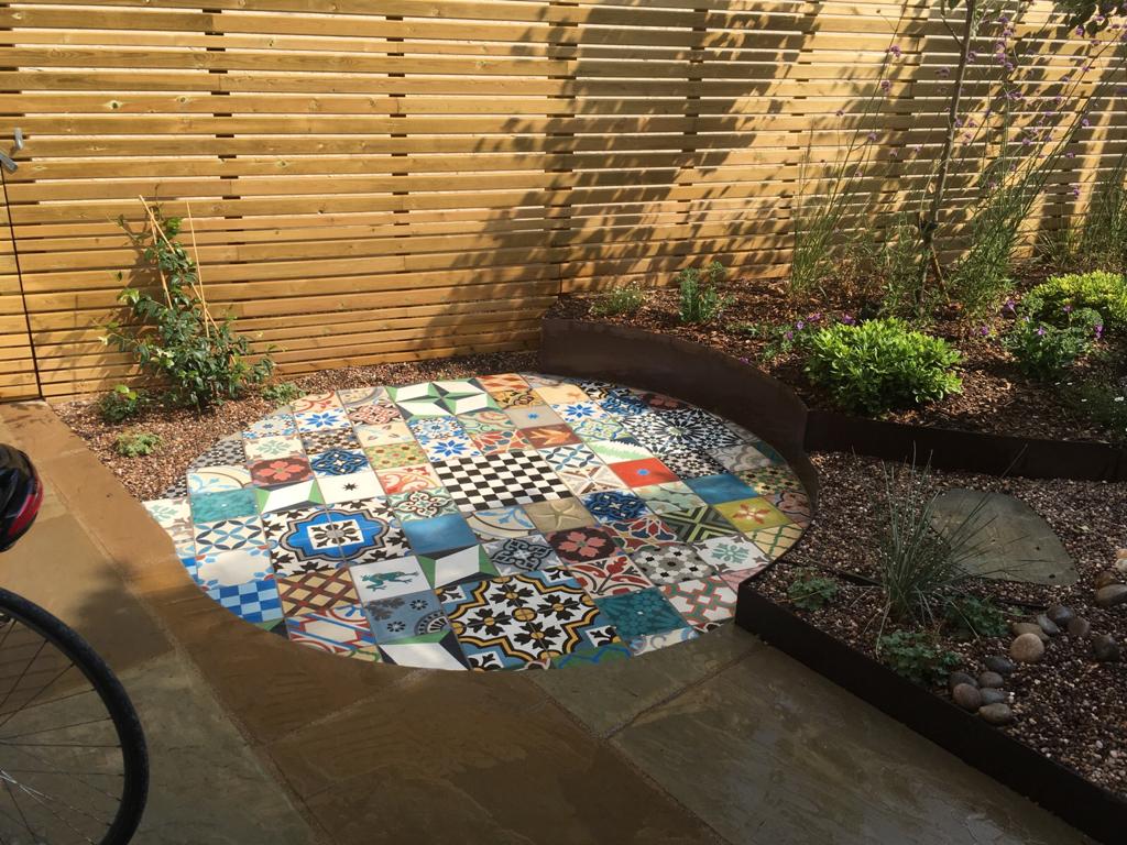 Moroccan Garden Tiles - Moroccan Encaustic Tiles